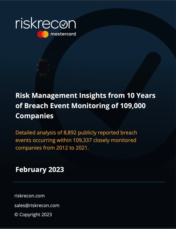 Paper: Risk Management Insights from 10 Years of Data Breach Events
