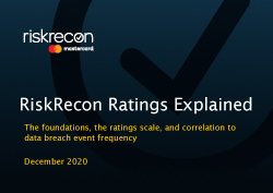 RiskRecon Rating Correlation to Data Breach Event Frequency