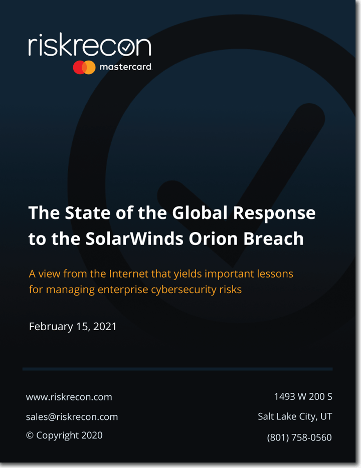 State of the Global Response to the SolarWinds Orion Breach