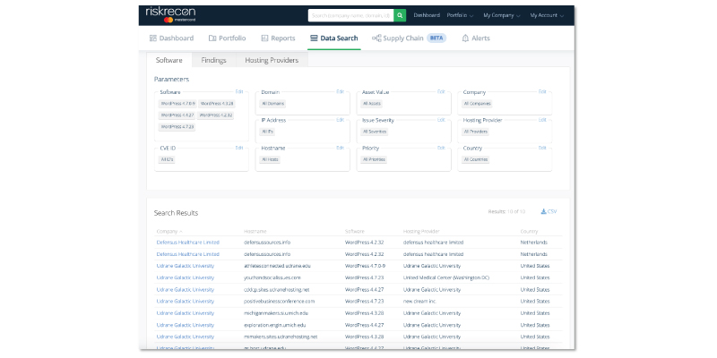 Use Case - Situational Awareness | RiskRecon
