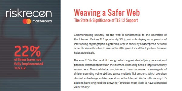 Weaving a Safer Web with TLS 1.2 | RiskRecon